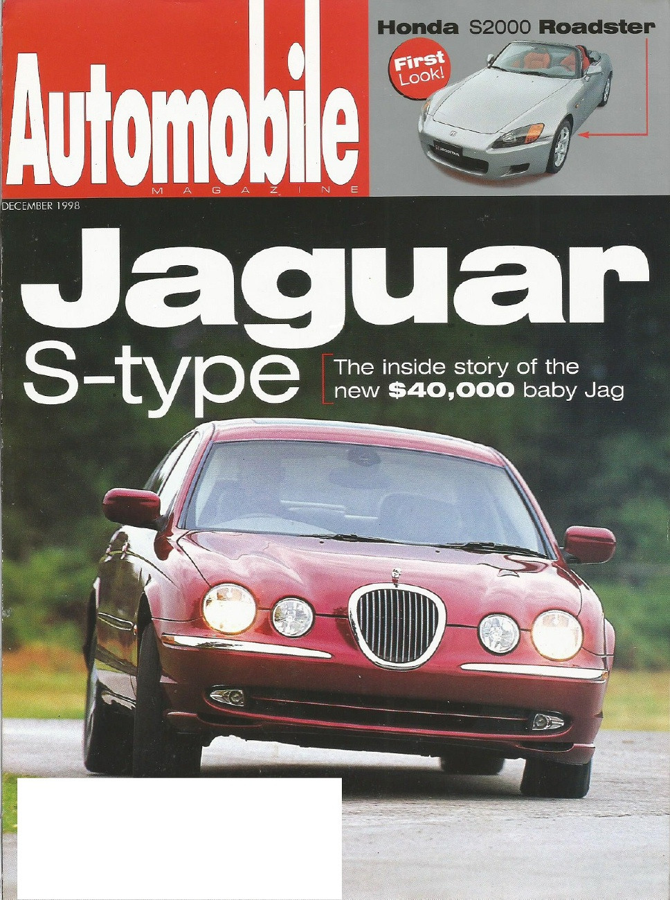 AUTOMOBILE 1998 DEC - JAG S-TYPE, S2000, BENTLEY - 1990-1999 - JIM'S ...