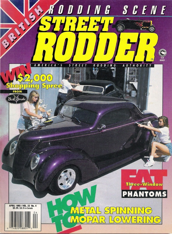 STREET RODDER 1993 APR - HOT ROD A CHEVY 6, 6 TO 12 VOLTS, LIFT-OFF TOP ...