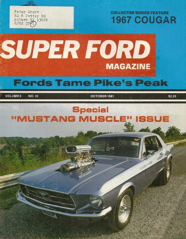 SUPER FORD 1981 OCT - MUSTANG SPECIAL, CAMMER - 1980-1989 - JIM'S MEGA ...
