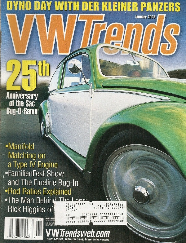 VW TRENDS 2003 JAN - ROD RATIOS, EARLY ’58 WALK-THROUGH SUNROOF 23 ...