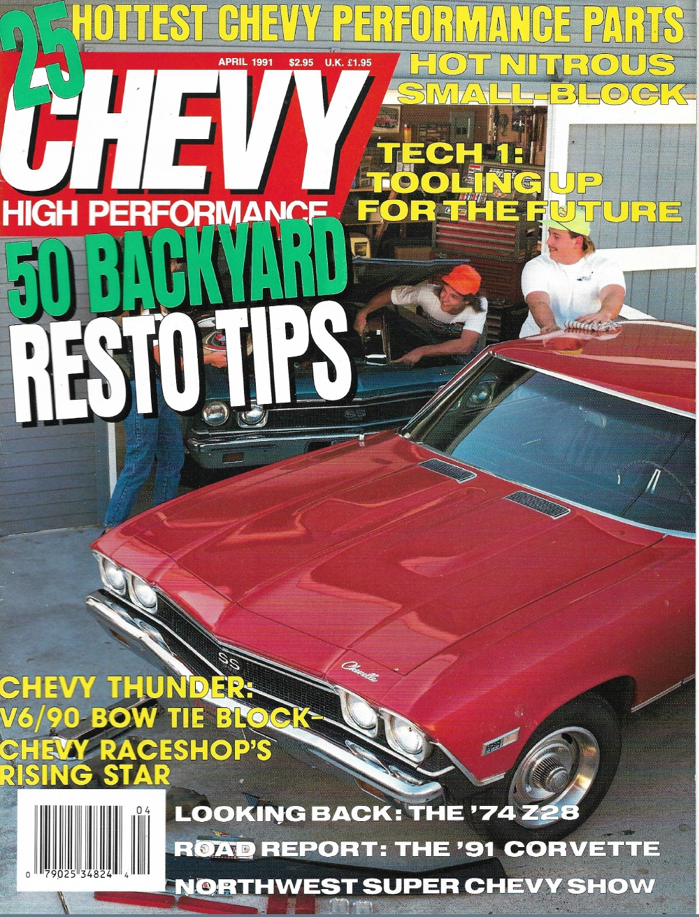 CHEVY HIGH PERFORMANCE 1991 APR - NITROUS SMALL-BLOCK,V6/90, '74 Z28 ...