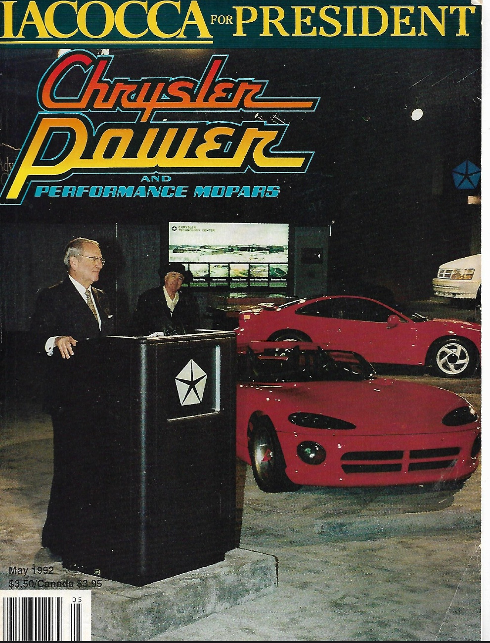 CHRYSLER POWER 1992 MAY -IOCOCCA, MAZZOLINI DOES 8'S, SUTTON ...