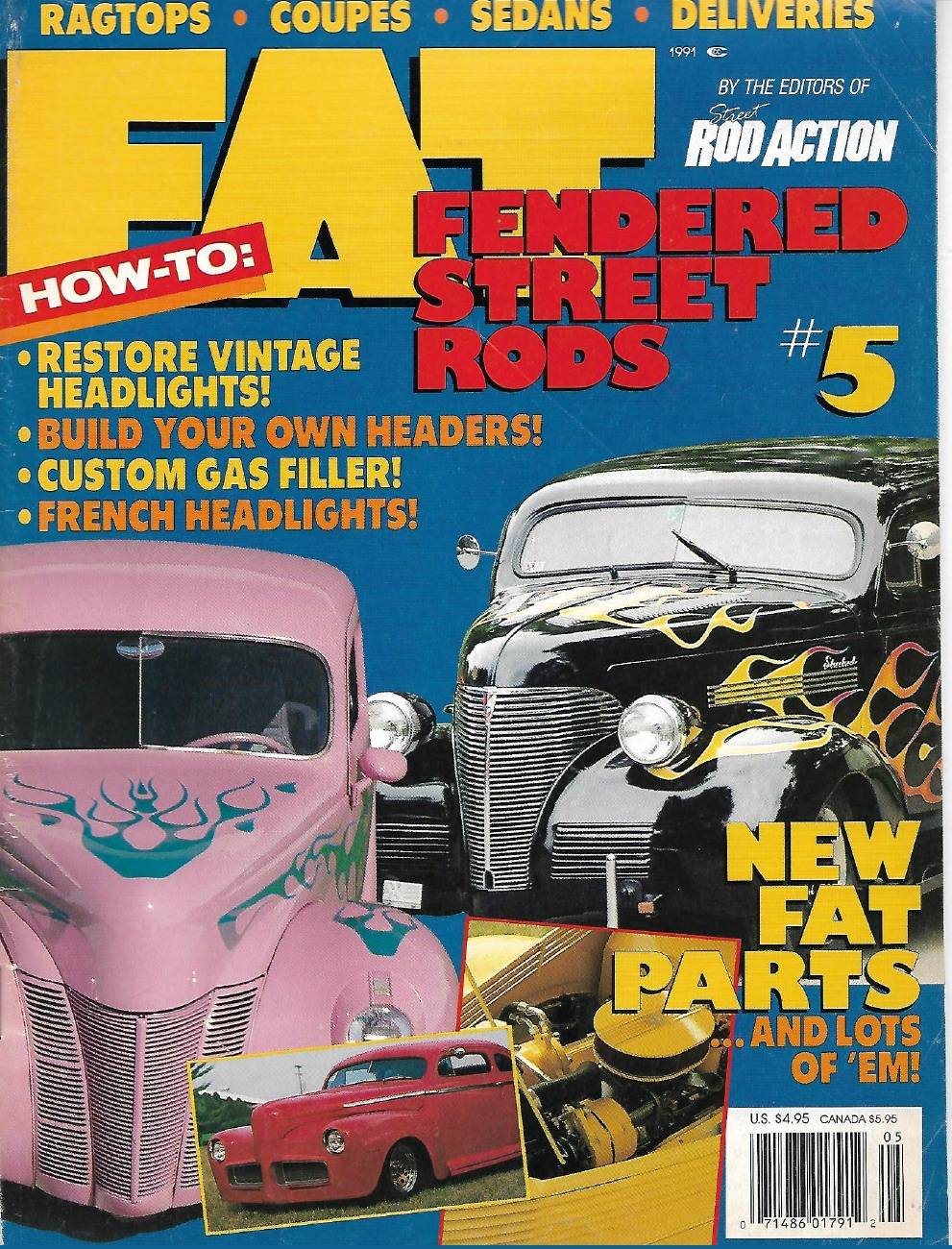 FAT FENDERED STREET RODS 1991 #5 by ROD ACTION - FAT FENDERED STREET ...