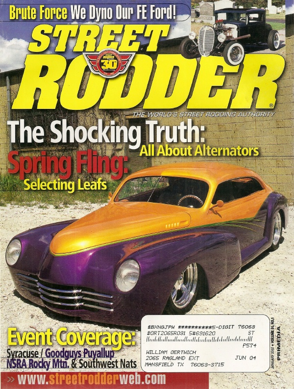STREET RODDER 2002 JAN - ALL ABOUT ALTERNATORS AND HOT ROD LEAF - 2000 ...