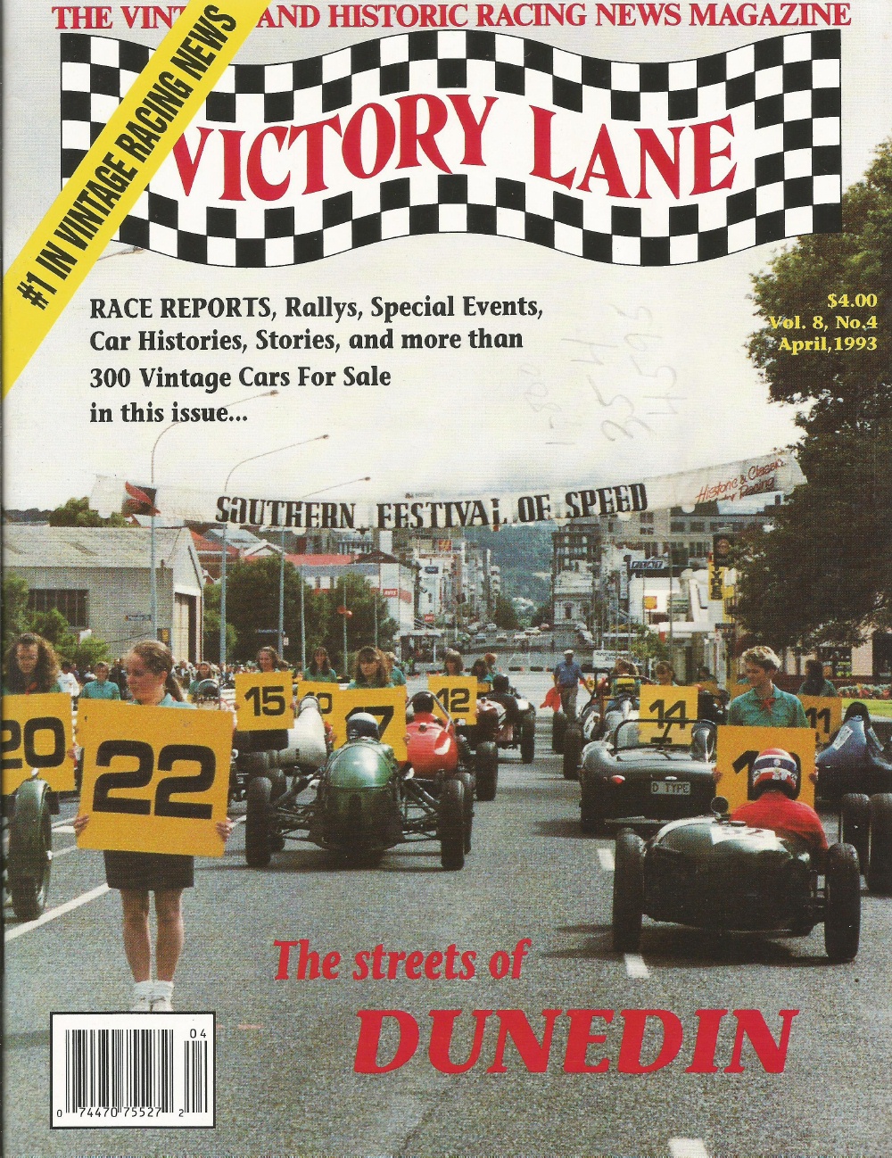VICTORY LANE 1993 APR - THE VINTAGE & HISTORIC RACING NEWS MAGAZINE ...